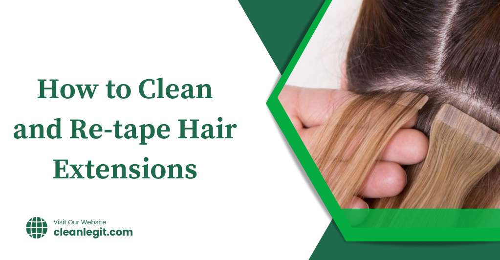 How to Clean and Re-tape Hair Extensions In 2024: Complete Guide